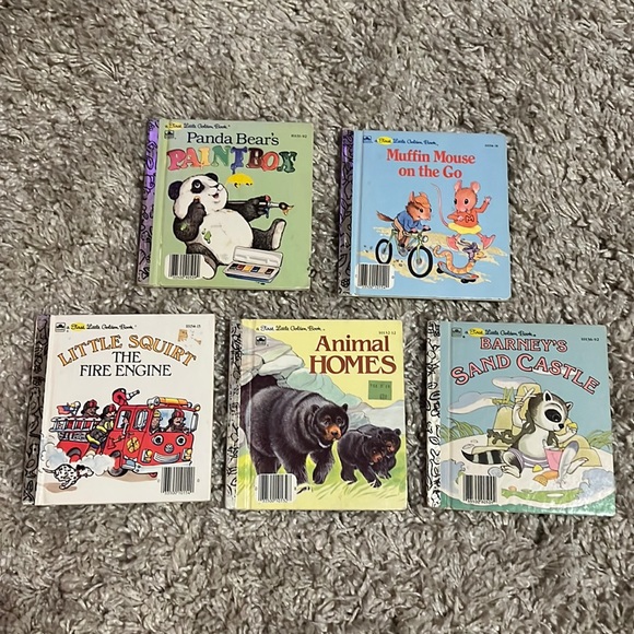 Little Golden Books | Toys | First Little Golden Book Lot Of 5 Books ...